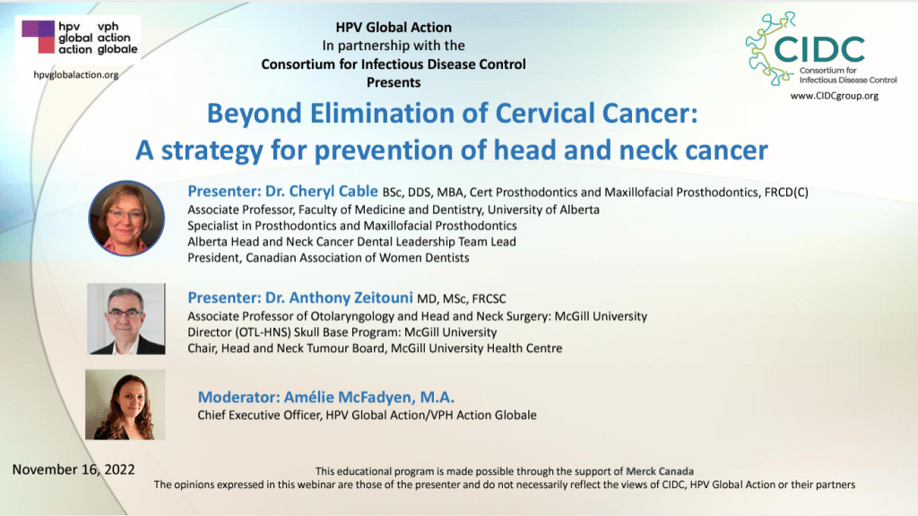 Beyond Elimination of Cervical Cancer: A strategy for prevention of ...